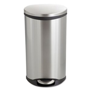 Safco 9902Ss Step-On Medical Receptacle 7.5Gal Stainless Steel