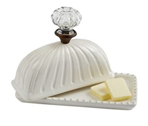 mud pie door knob butter dish