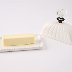 Mud Pie Door Knob Butter Dish