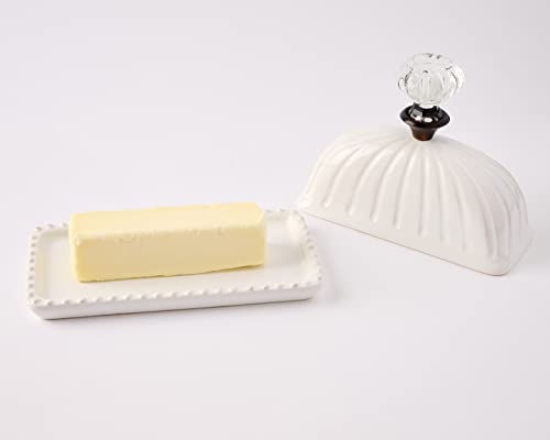 Mud Pie Door Knob Butter Dish