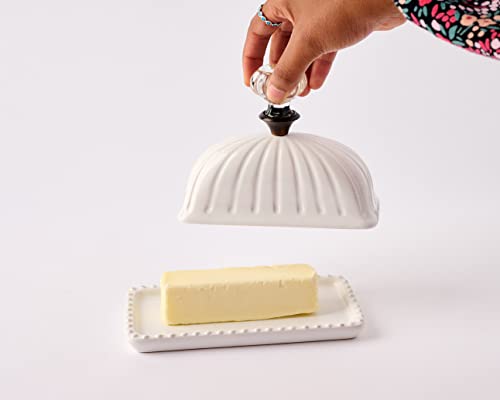 Mud Pie Door Knob Butter Dish