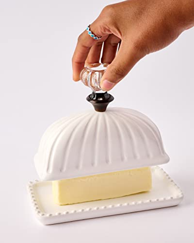 Mud Pie Door Knob Butter Dish