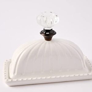 Mud Pie Door Knob Butter Dish