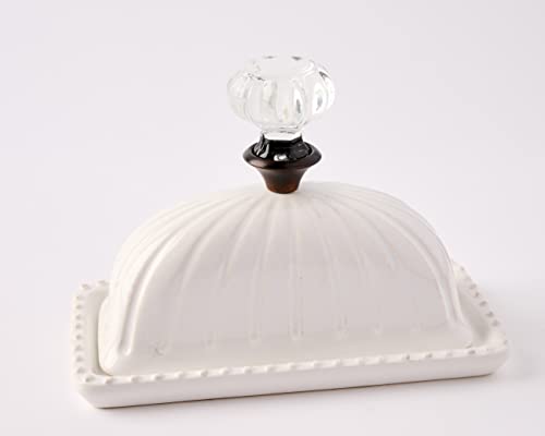 Mud Pie Door Knob Butter Dish