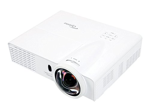 Optoma W303ST Full 3D WXGA 3000 Lumen DLP Short Throw Projector with 18,000:1 Contrast Ratio