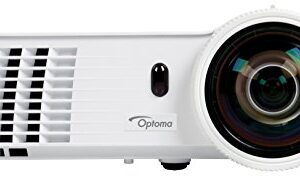 Optoma W303ST Full 3D WXGA 3000 Lumen DLP Short Throw Projector with 18,000:1 Contrast Ratio