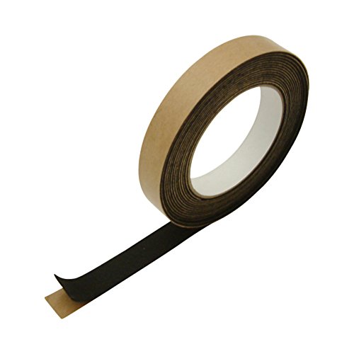 FindTape Polyester Felt Tape [1mm thick felt] (FELT-06): 3/4 in. x 15 ft. (Black)