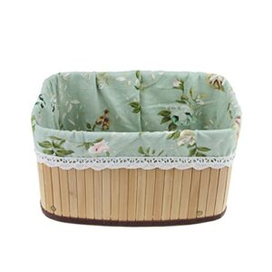 fakeface handmade foldable wicker storage basket with liner home office kitchen desktop closet nursery toys books tidy tray organizer bin bedroom bathroom toiletries laundry storage tote hamper gift