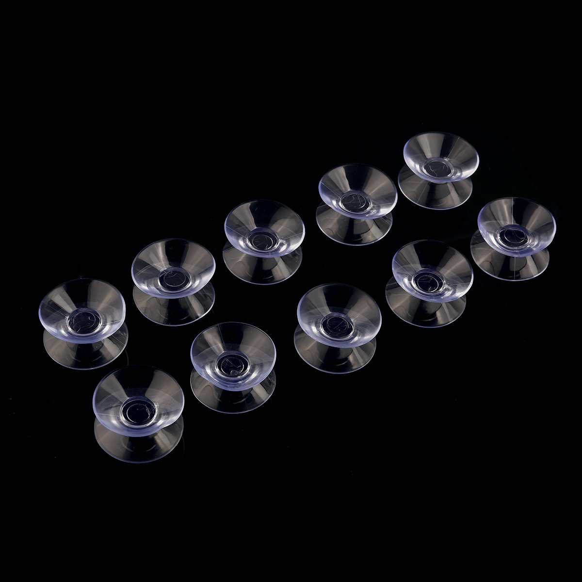 NUOLUX Suction Cups Without Hooks Sucker Pads for Glass Plastic-10pcs 30mm