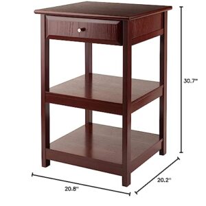 Winsome Delta Home Office, Walnut