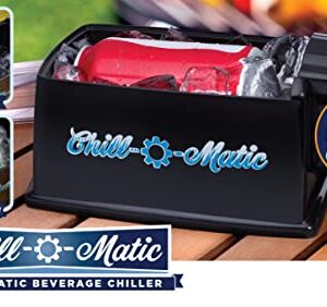 Chill-O-Matic Instant Beverage Cooler, Chill Drinks in 60 Seconds with this Portable Cooling Device - Perfect for Outdoor Activities and Parties