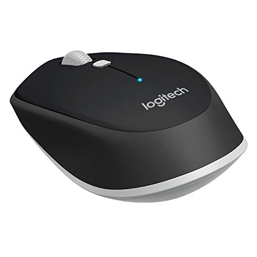 Logitech M535 Bluetooth Mouse Compact Wireless Mouse with 10 Month Battery Life Works with Any Bluetooth Enabled Computer, Laptop or Tablet Running Windows, Mac OS, Chrome or Android, Gray - Black