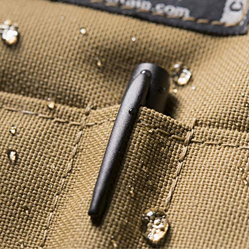 Rite In The Rain Weatherproof Side Spiral Kit: Tan CORDURA® Fabric Cover, 4.625" x 7" Green Notebook, and Weatherproof Pen (No. 973-KIT), 8.5 x 5.5 x 0.625