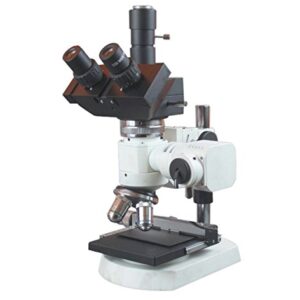 Radical 1200x Trinocular Incident Light Microscope w XY Stage & Geology Polarizing Kit with Camera Port