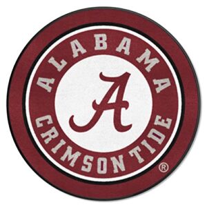 fanmats 18599 university of alabama roundel mat, 27" diameter