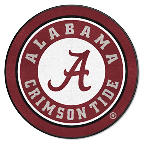 FANMATS 18599 University of Alabama Roundel Mat, 27" Diameter