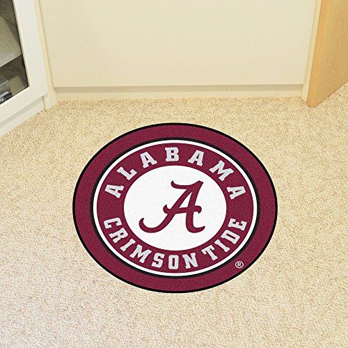 FANMATS 18599 University of Alabama Roundel Mat, 27" Diameter