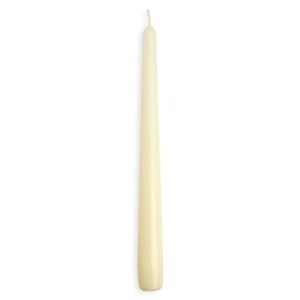 BOLSIUS Ivory Taper Candles 100 Count Bulk Pack - 10 Inch Dinner Candle Set - 7+ Burn Hours - Premium European Quality - Smooth Flame - 100% Cotton Wick - Smokeless & Dripless Household Candlesticks