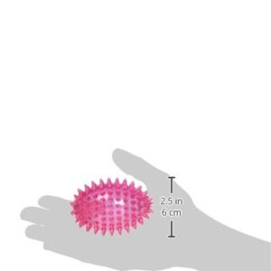 Gnawsome™ 3.5” Spiky Squeaker Football Dog Toy - Small, Cleans Teeth and Promotes Good Dental and Gum Health for Your Pet, Colors will vary