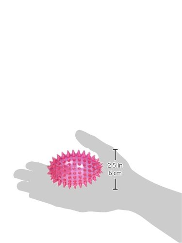 Gnawsome™ 3.5” Spiky Squeaker Football Dog Toy - Small, Cleans Teeth and Promotes Good Dental and Gum Health for Your Pet, Colors will vary