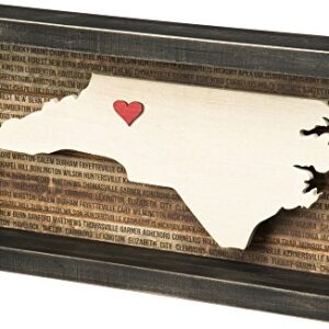 Primitives by Kathy State Box Sign, North Carolina 12 x 6"