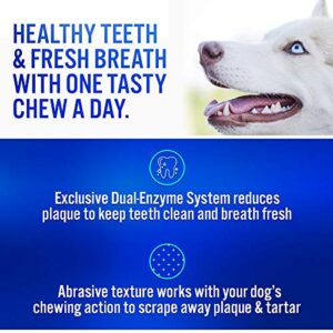 Virbac CET Enzymatic Oral Hygiene Chews for Dogs, beef, 1.13 pounds