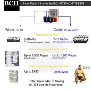 BCH ID30KCMY Printer Refill Ink for PG 240 243 245 CL 241 244 246 XL Cartridges