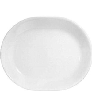 Corelle Livingware 12-1/4-inch Serving Platter, Winter Frost White-3-pack