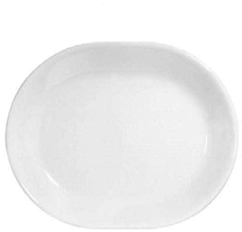 Corelle Livingware 12-1/4-inch Serving Platter, Winter Frost White-3-pack