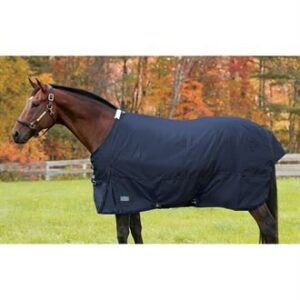 rider?s international by dover saddlery supreme medium weight turnout blanket, size 72, navy/navy