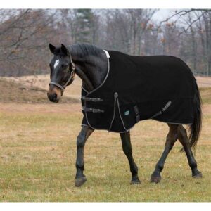 Rider?s International by Dover Saddlery Supreme Medium Weight Turnout Blanket, Size 72, Navy/Navy