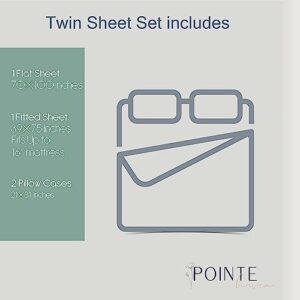 Pointehaven Flannel 170 GSM Sheet Set,Twin Winter Dogs