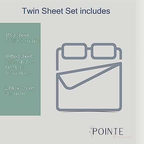 Pointehaven Flannel 170 GSM Sheet Set,Twin Winter Dogs