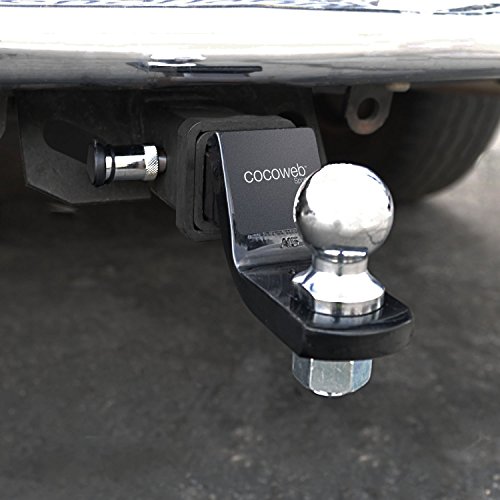 Cocoweb HL-58BK | C-Lock Heavy Duty Locking 5/8 Inch Hitch Pin - Black