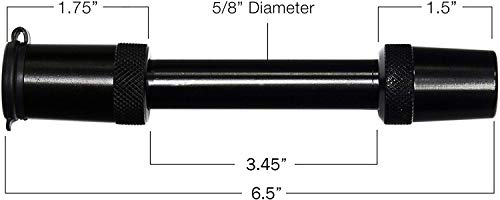 Cocoweb HL-58BK | C-Lock Heavy Duty Locking 5/8 Inch Hitch Pin - Black