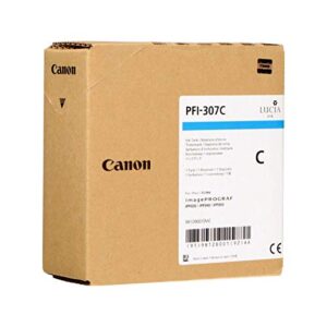 canon 330ml pfi-307 dye cyan ink tank for ipf830, ipf840, ipf850 cad plotters