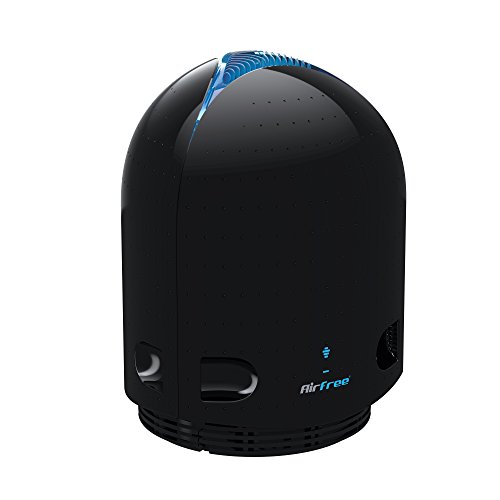 Airfree Iris 3000 Filterless Silent Room Air Purifier, 650 sq. ft, Black