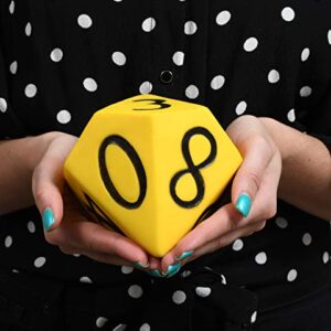 LEARNING ADVANTAGE - Jumbo Polyhedra Die - 10 Sides - Large, Foam Dice for Games - Teach Numbers, Probability, Addition and Subtraction