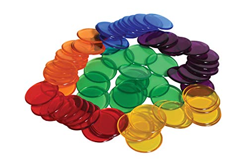 LEARNING ADVANTAGE - 0.75" Transparent Counters, Set of 1000