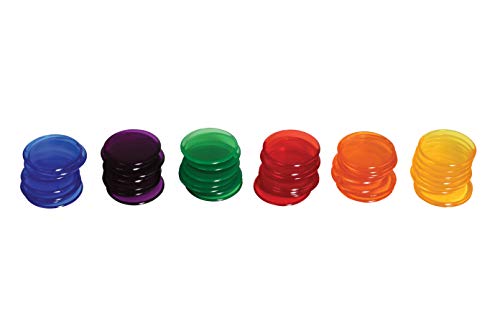 LEARNING ADVANTAGE - 0.75" Transparent Counters, Set of 1000