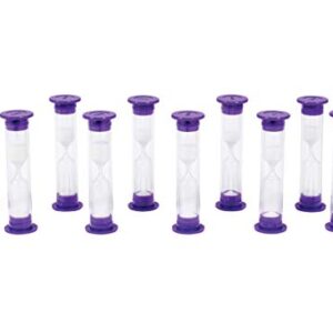 Learning Advantage 3 Minute Sand Timers, Set of 10 - 7626