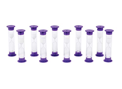 Learning Advantage 3 Minute Sand Timers, Set of 10 - 7626