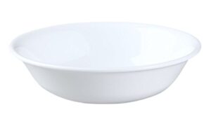 corelle winter frost white dessert bowls, 10 oz (pack of 3) by corelle coordinates