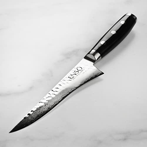 Enso HD 6" Boning Knife - Made in Japan - VG10 Hammered Damascus Stainless Steel