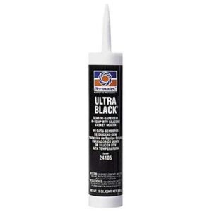 permatex 24105 ultra black maximum oil resistance rtv silicone gasket maker, 13 oz.