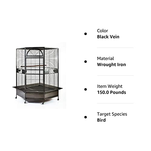 Flyline Parrot Escape Jumbo Corner Bird Cage Aviary (X-Large)....