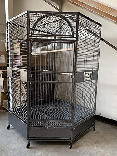 Flyline Parrot Escape Jumbo Corner Bird Cage Aviary (X-Large)....