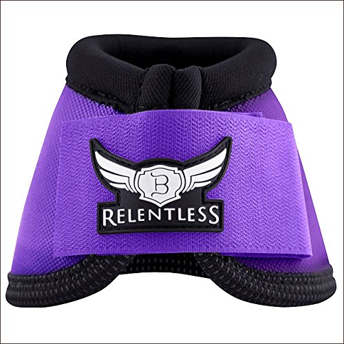 CACTUS ROPES Med Purple Relentless Trevor Brazile Horse Front Leg Sport 2 Bell Boots