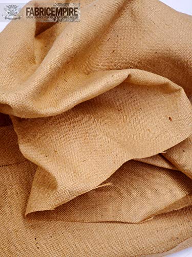 Burlap Canvas Fabric Natural Fiber Basket Weave Carpet / 48" Wide/Sold by The Yard