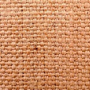 Burlap Canvas Fabric Natural Fiber Basket Weave Carpet / 48" Wide/Sold by The Yard